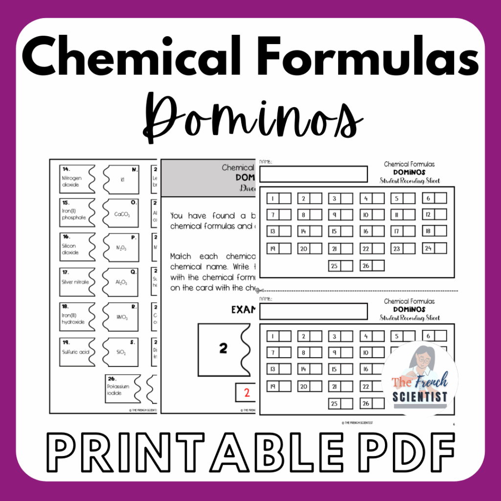Chemistry Puzzle Worksheet - Puzzle Worksheets Printable