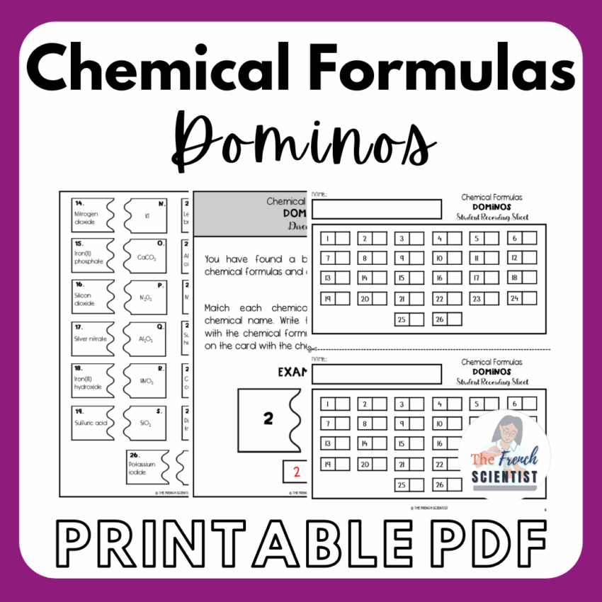 Fun Chemistry Puzzle Worksheets - Puzzle Worksheets Printable