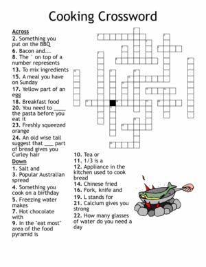 Cooking Puzzle Worksheets - Puzzle Worksheets Printable