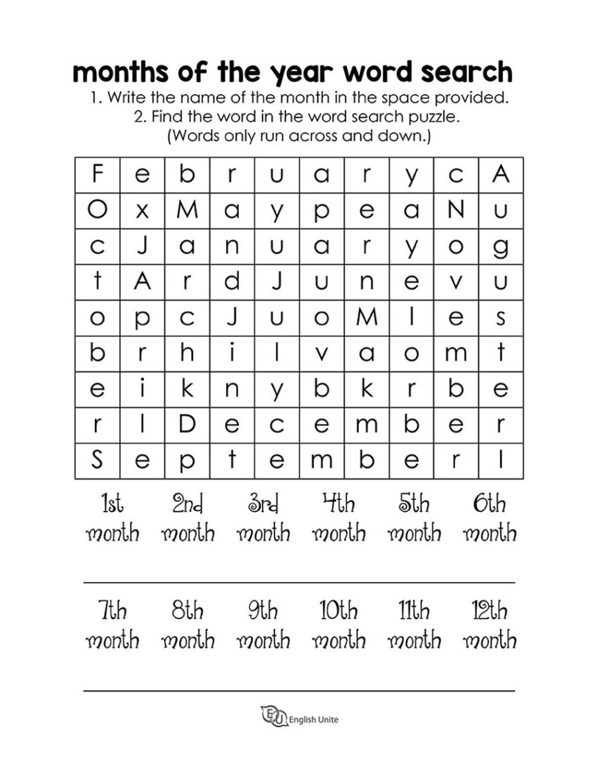 Crossword Puzzle Tagalog Worksheets - Puzzle Worksheets Printable