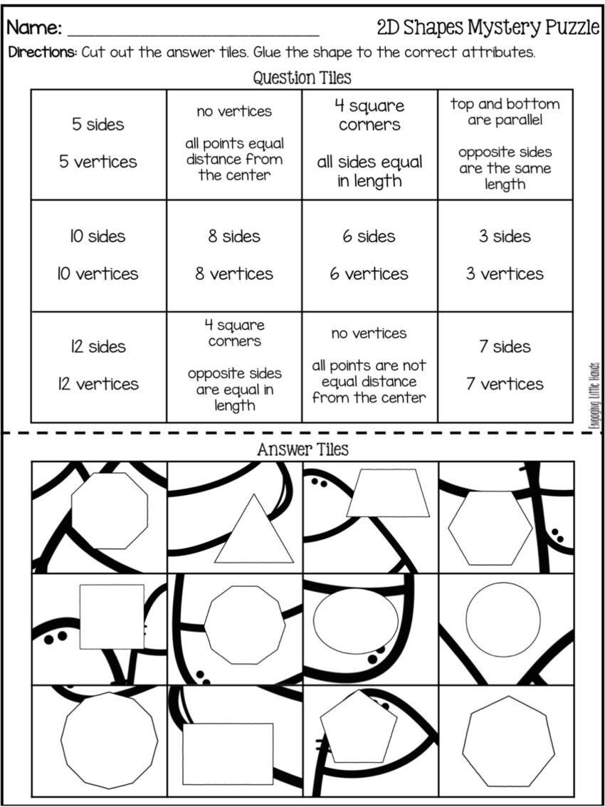Mystery Puzzles Worksheets For 2nd Graders - Puzzle Worksheets Printable