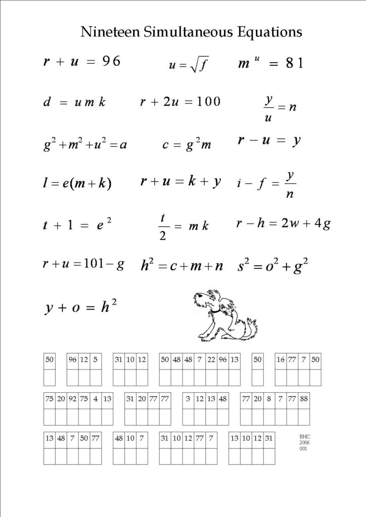 Adult Math Puzzles Printable Worksheets - Puzzle Worksheets Printable