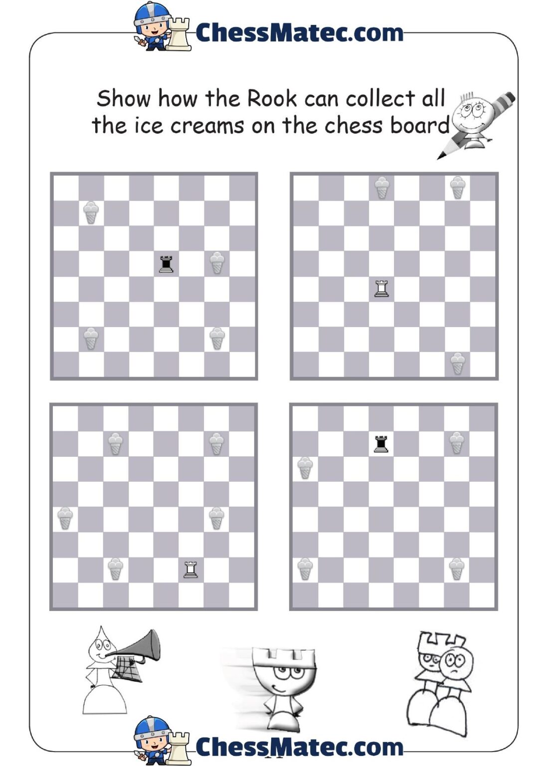 Chess Puzzles Printable Worksheets - Puzzle Worksheets Printable