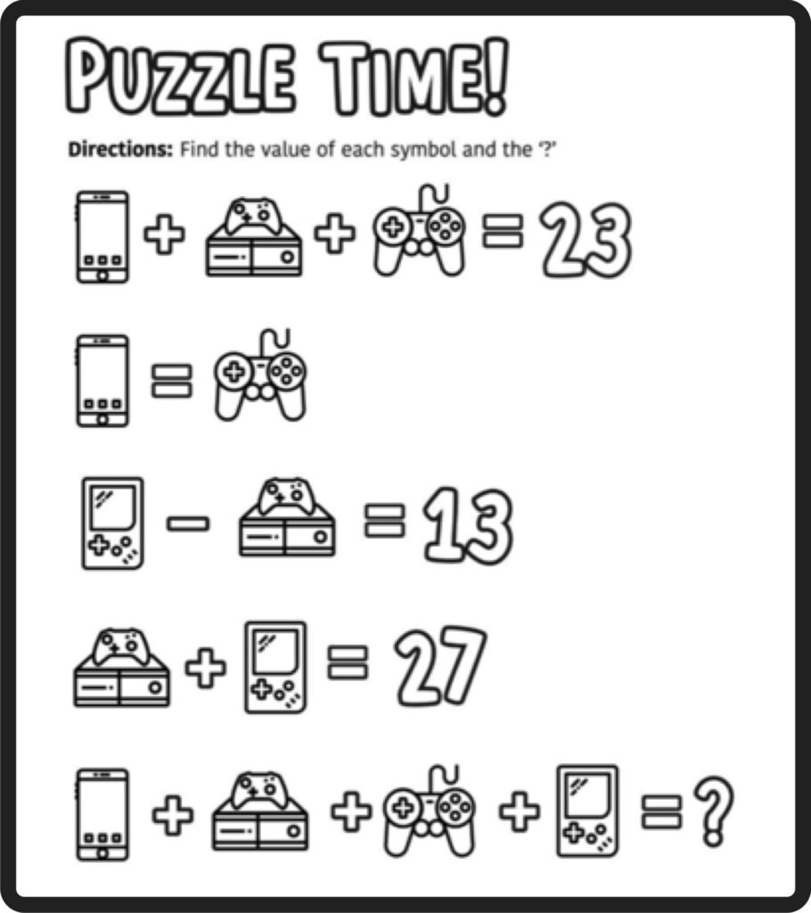 7th Grade Math Puzzles Worksheets - Puzzle Worksheets Printable