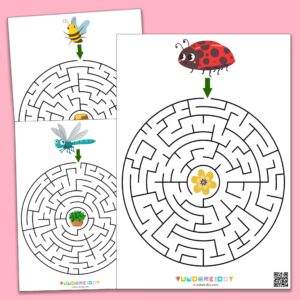 Find The Way Puzzle Worksheets - Puzzle Worksheets Printable