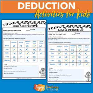 Deductive Reasoning Puzzles Worksheets - Puzzle Worksheets Printable