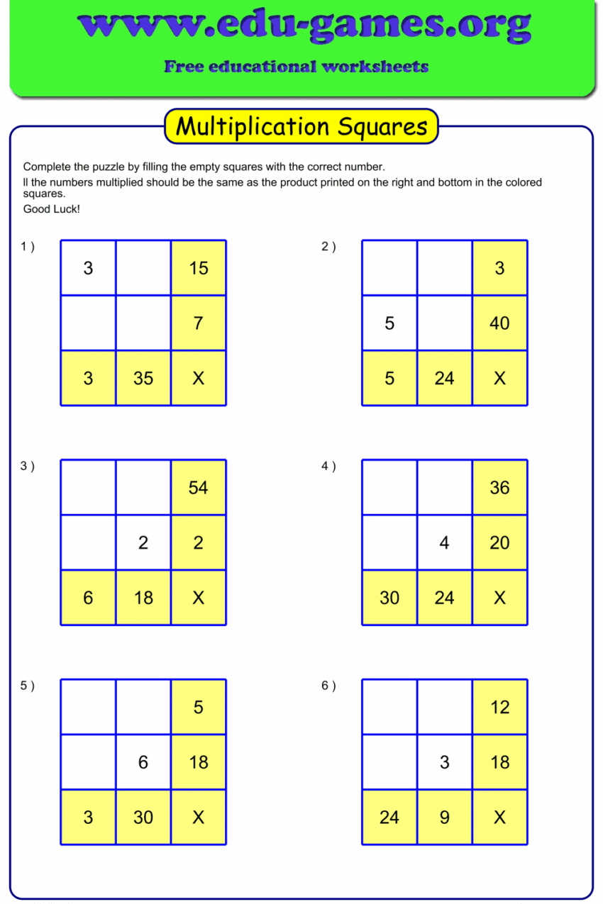 Number Search Puzzles Worksheets - Puzzle Worksheets Printable