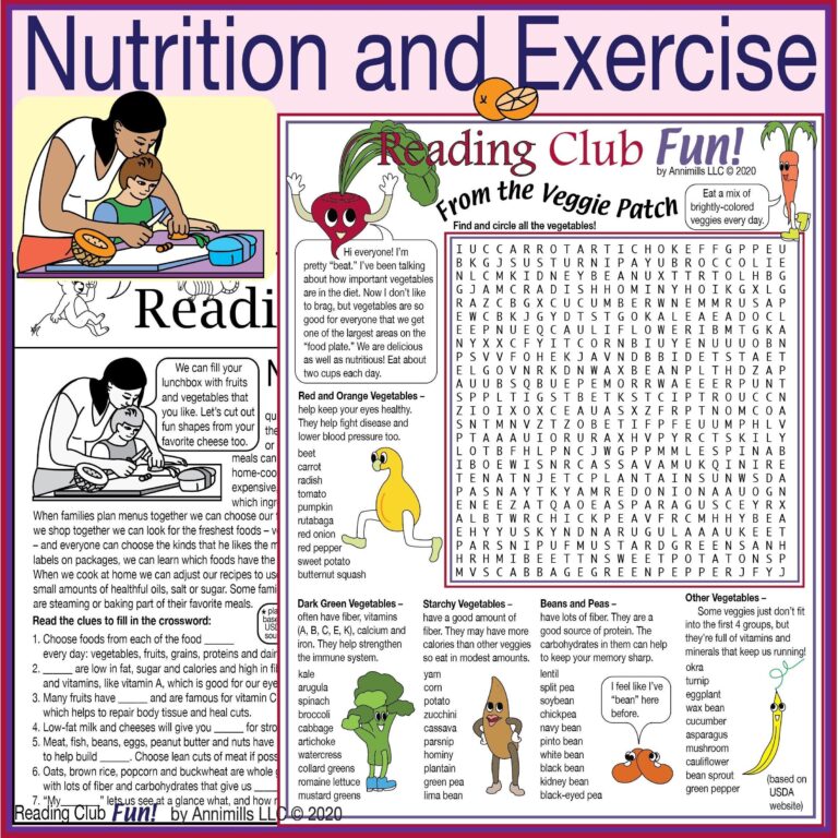 Nutrition Puzzle Worksheets - Puzzle Worksheets Printable