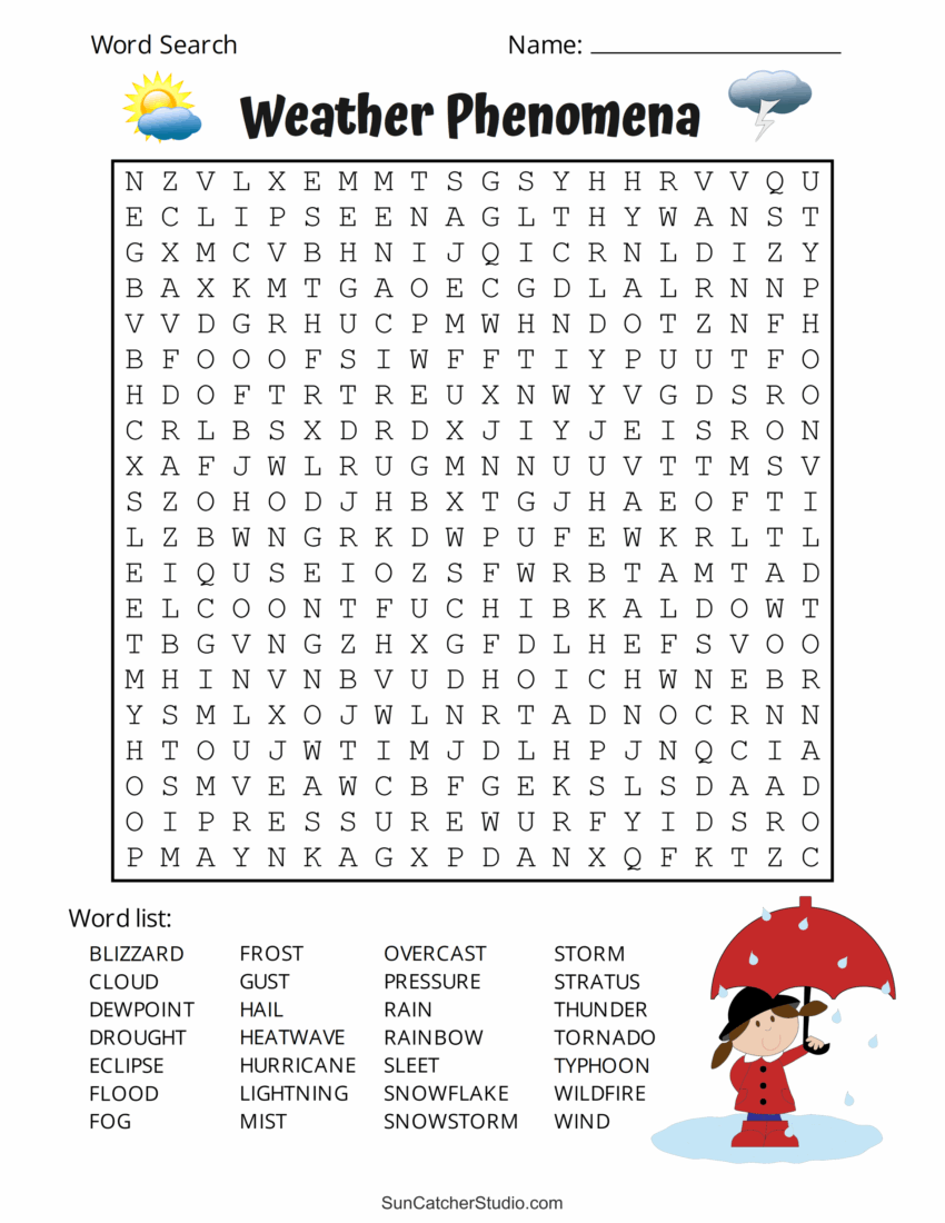 Word Search Puzzle Worksheets - Puzzle Worksheets Printable