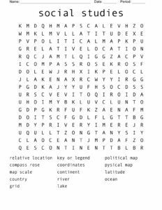 Social Studies Puzzles Worksheets - Puzzle Worksheets Printable