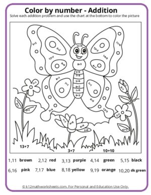 Math Puzzle Coloring Worksheets - Puzzle Worksheets Printable