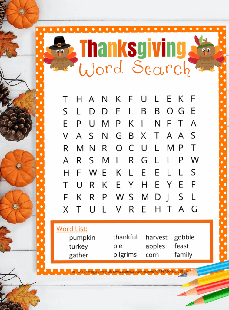 Free Thanksgiving Puzzle Worksheets - Puzzle Worksheets Printable